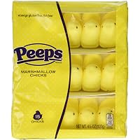 Amazon.com: Marshmallow Peeps Pink Chicks, 4.5-Ounce, 15-Count ...