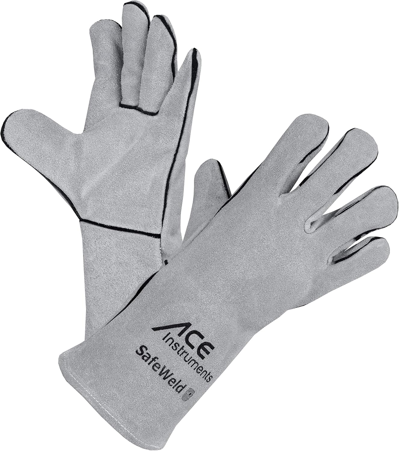 ACE SafeWeld Hitze-Schutzhandschuhe - EN 388/12477 - Weiß/Grau - 10/L ...