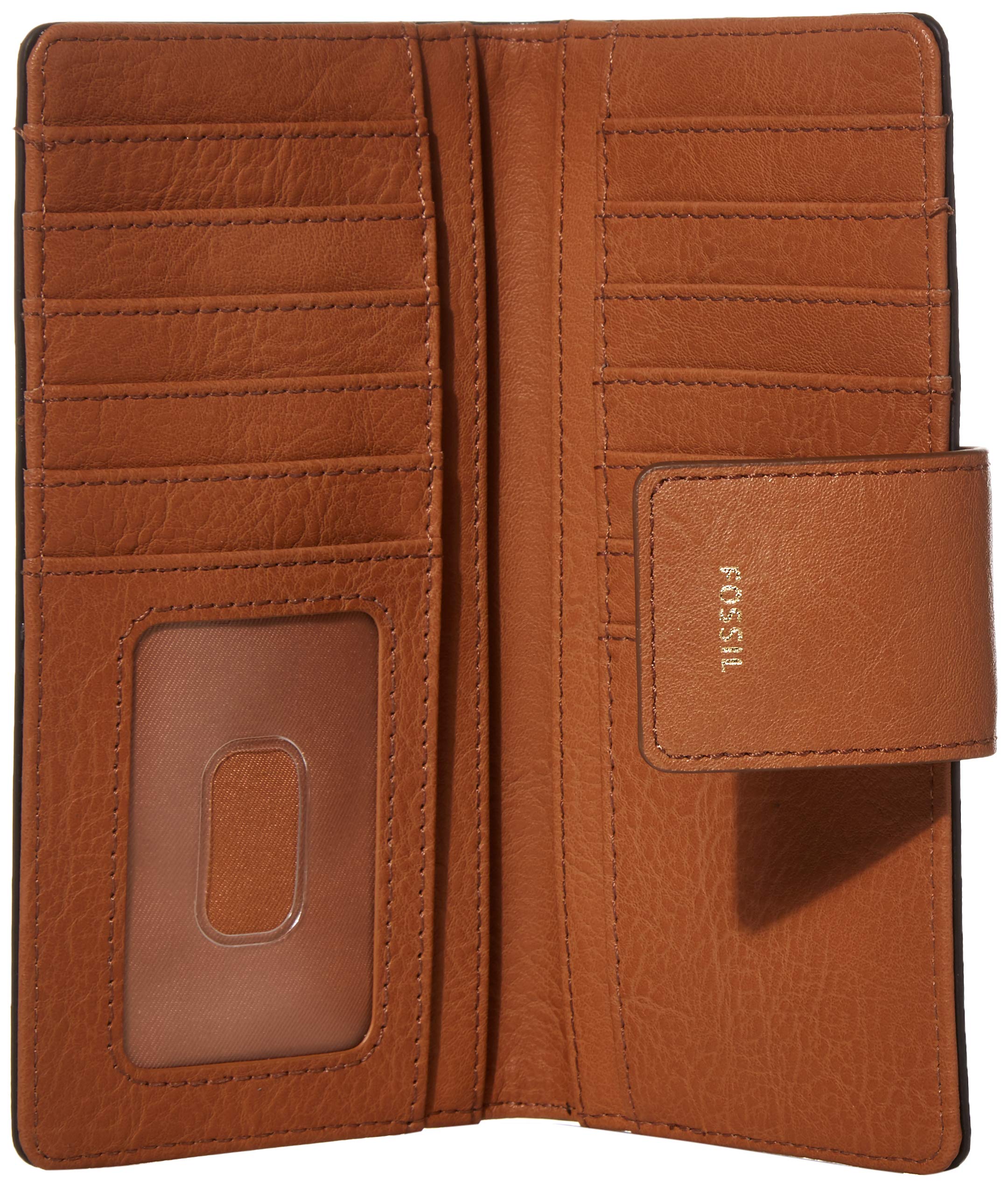 Mua Fossil Women's Logan Leather RFID-Blocking Tab Clutch Wallet for ...