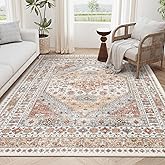 Amazon.com: Rugcomf Living Room Rug 6x9 Rug Machine Washable Boho Area ...