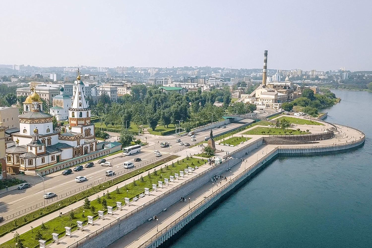 Fototapete Promenade Wolgograd Stalingrad Wolga Fluss M47 Vlies Wand ...