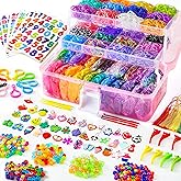 Amazon.com: INSCRAFT 17500+ Rubber Loom Bands with 3 Layer Deep Blue ...