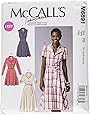 Amazon.com: McCall Pattern Company M6891 Misses' Dresses and Sash ...
