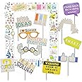 Amazon.com: Science Pary Inflatable Photo Booth Selfie Frame & Props ...