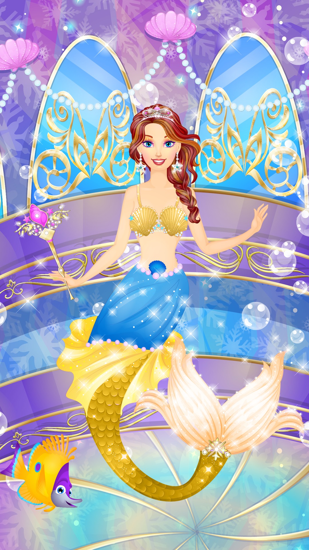 Mermaid Ice Princess: Salon, Spa, Make Up and Dressup Free Girls Game ...