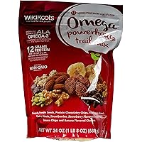 Amazon.com: Wild Roots Wildroots Omega Powerhouse Trail Mix (24oz), 24 ...