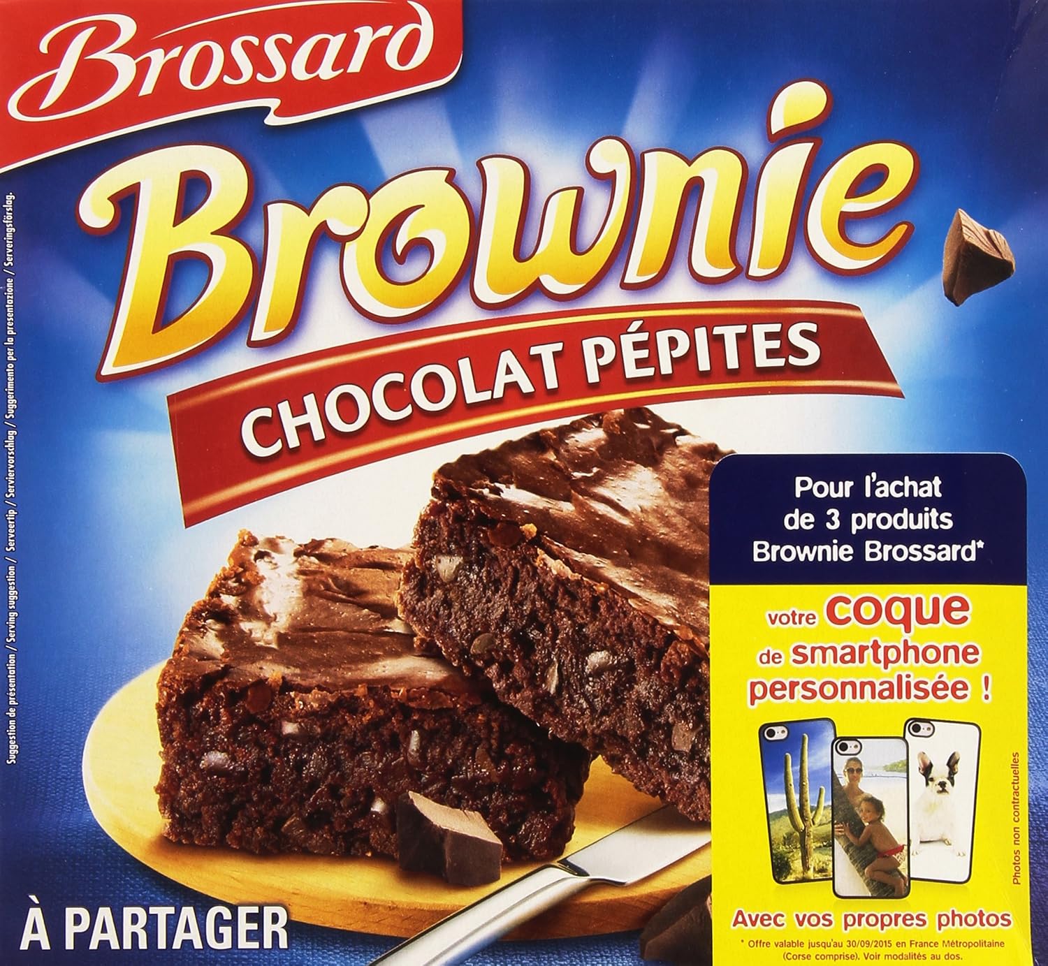 Brossard Brownies à partager Chocolat Pépites 285g: Amazon.fr: Epicerie