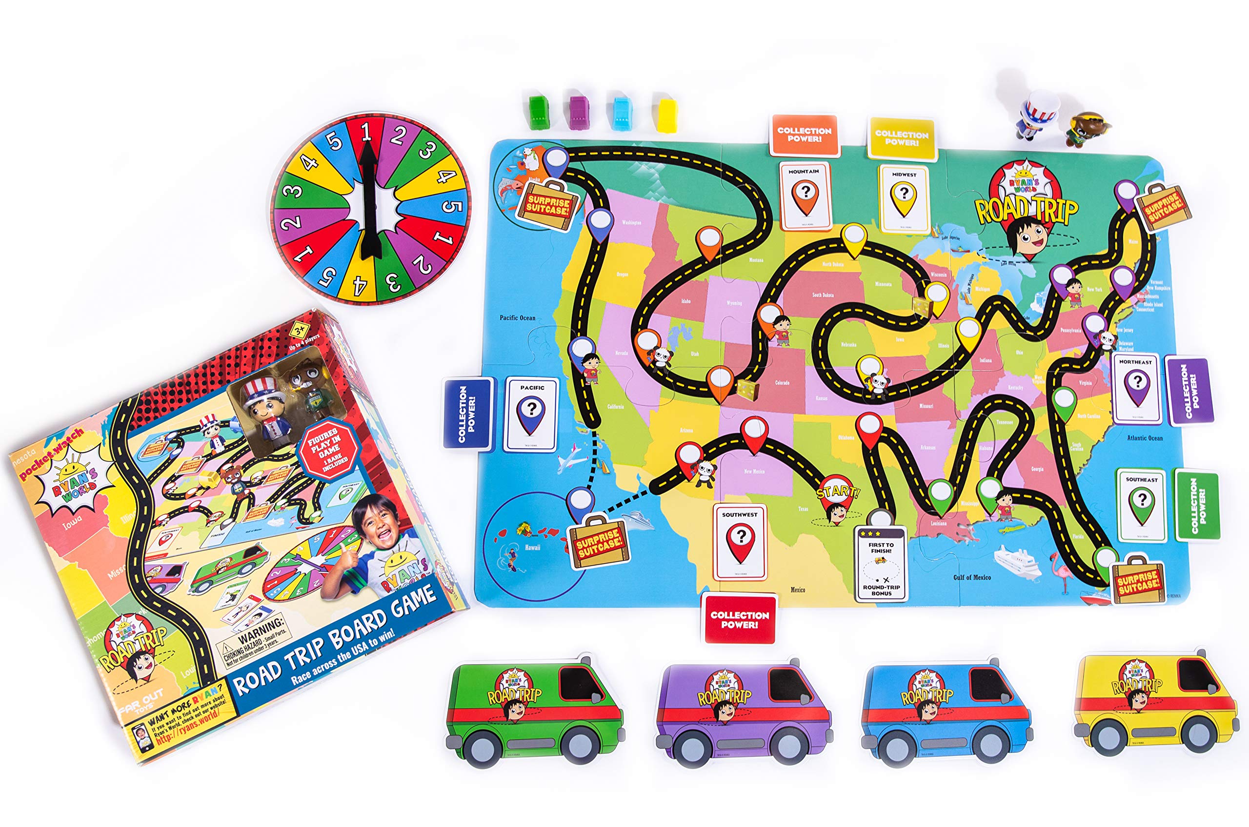 Mua Far Out Toys Ryan’s World Road Trip Board Game, A Journey Through ...