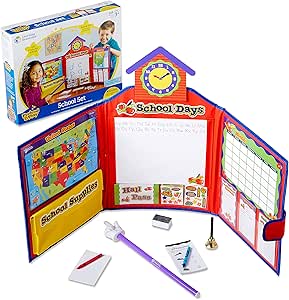 Amazon.com: Learning Resources Pretend & Play School Set, 149 Pieces ...
