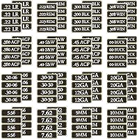 Amazon.com: Aolamegs Ammo Can Vinyl Sticker Set, Caliber Decal Labels ...
