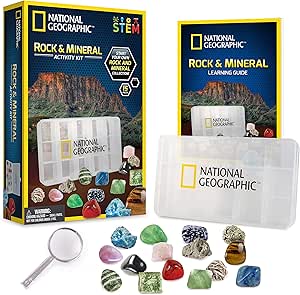 NATIONAL GEOGRAPHIC Rocks and Minerals Education Set – 15-Piece Rock ...