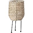 Amazon.com: Bloomingville Small Beige Corn Rope Basket with Metal Legs ...