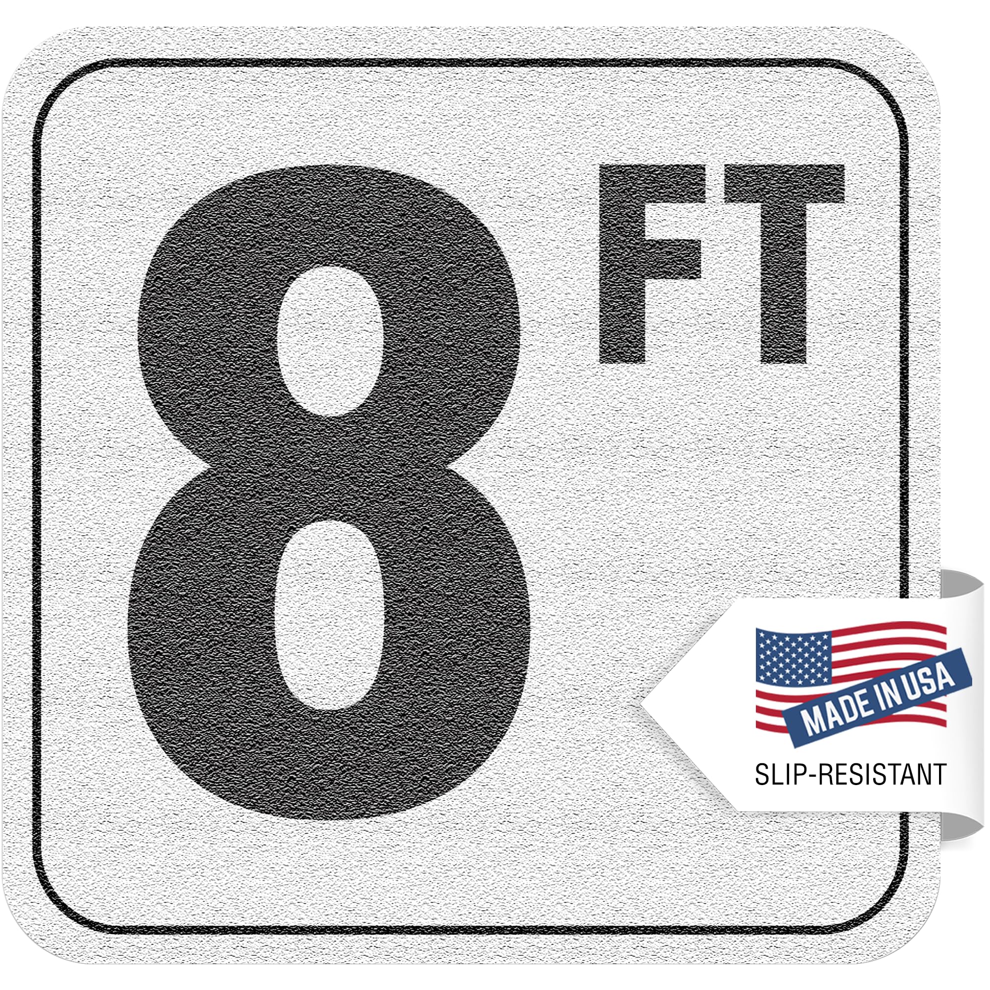 Mua Aquatic Custom Tile, 8FT Pool Depth Markers, 6x6 Inches Vinyl Pool ...