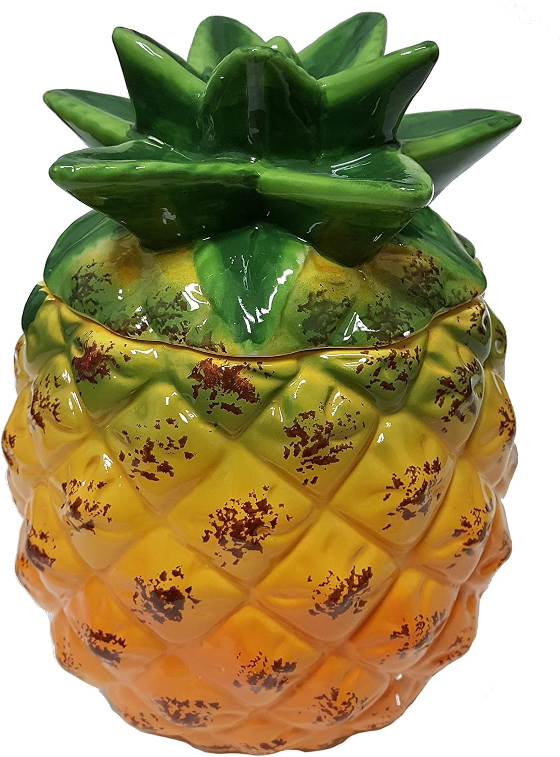 Amazon.com - Pineapple Ceramic Hand Painted Kitchen Cookie Jar