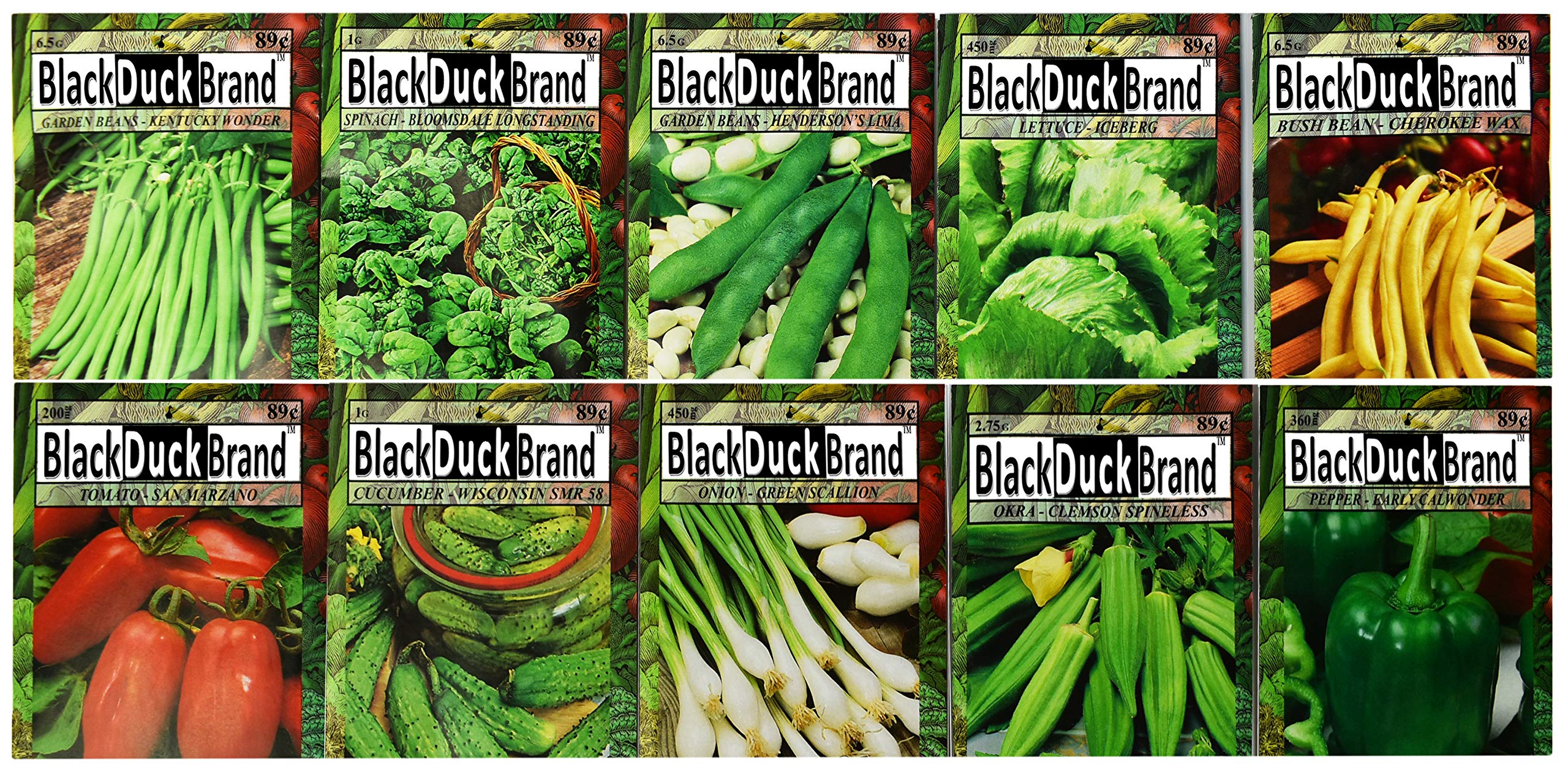 Set of 25 Premium Vegetable & Herb Seeds - 25 Deluxe Variety Premium ...