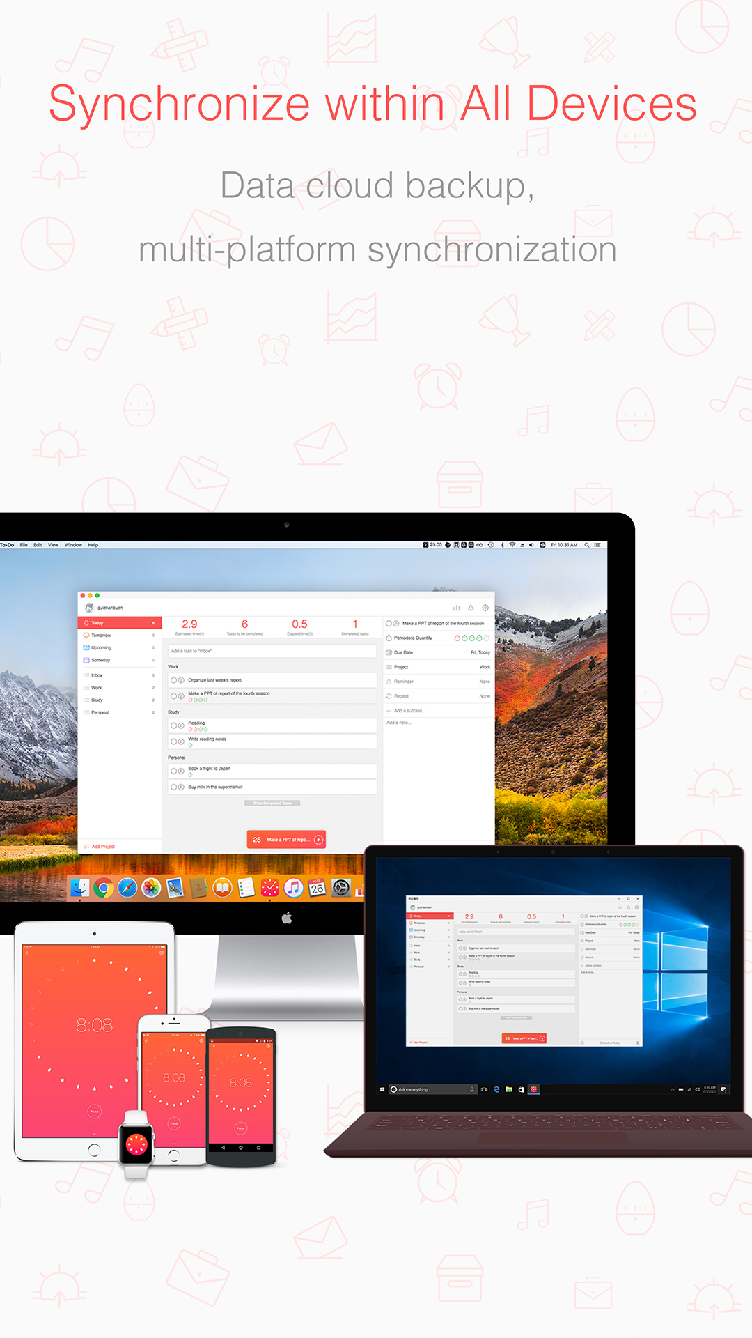 Focus To-Do: Pomodoro Timer & Tasks:Amazon.it:Appstore for Android