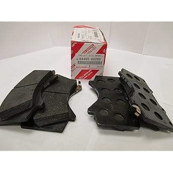 Amazon.com: Toyota Genuine Parts 04465-60280 Front Brake Pad Set ...