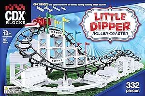Amazon.com: CDX Blocks Little Dipper Roller Coaster : Toys & Games