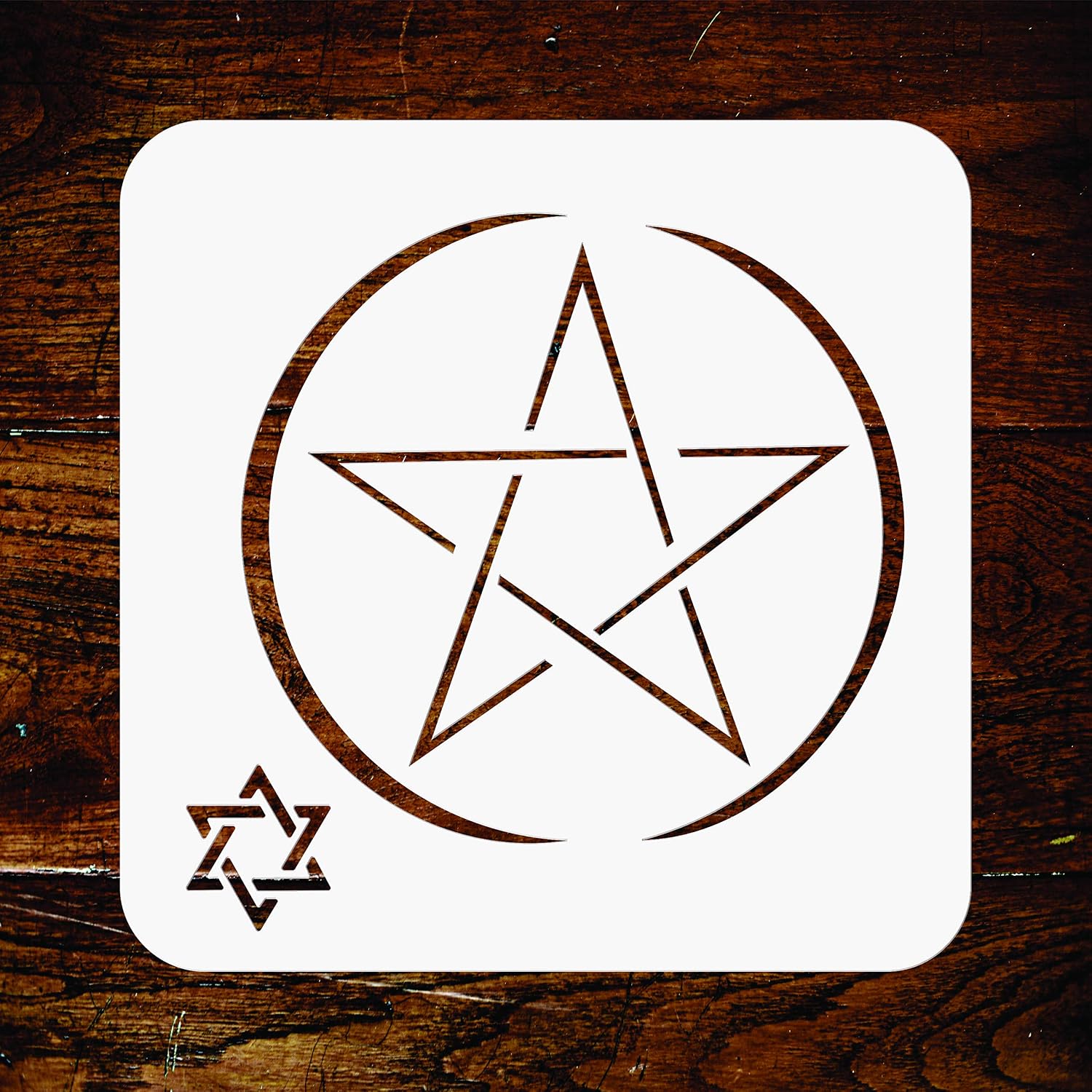 Star of David Stencil -16.5 x 16.5 cm – Reusable Religious Jewish Magen ...