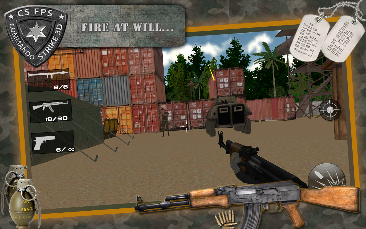 Amazon.com: Commando Strike FPS 3D: Appstore for Android