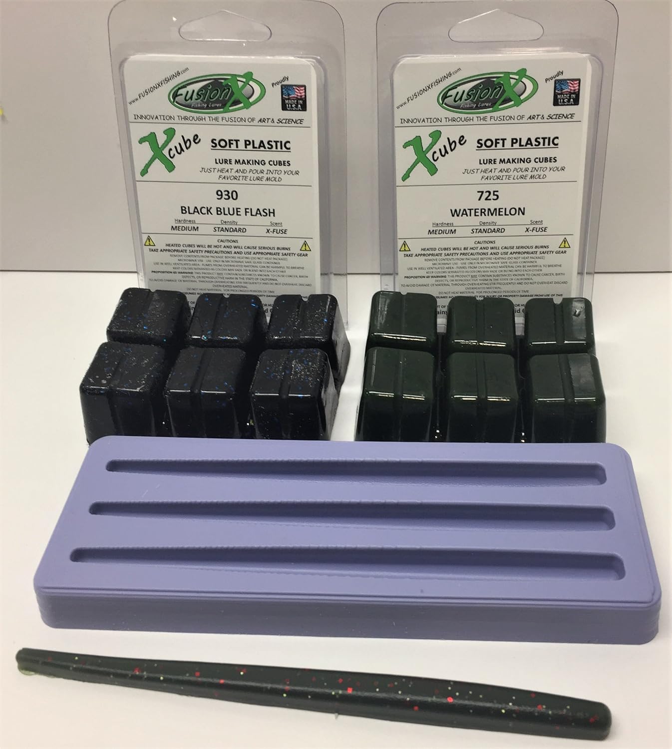 Amazon.com : 6" Shaky Head Worm Lure Making Starter Kit - Bass Rubber ...