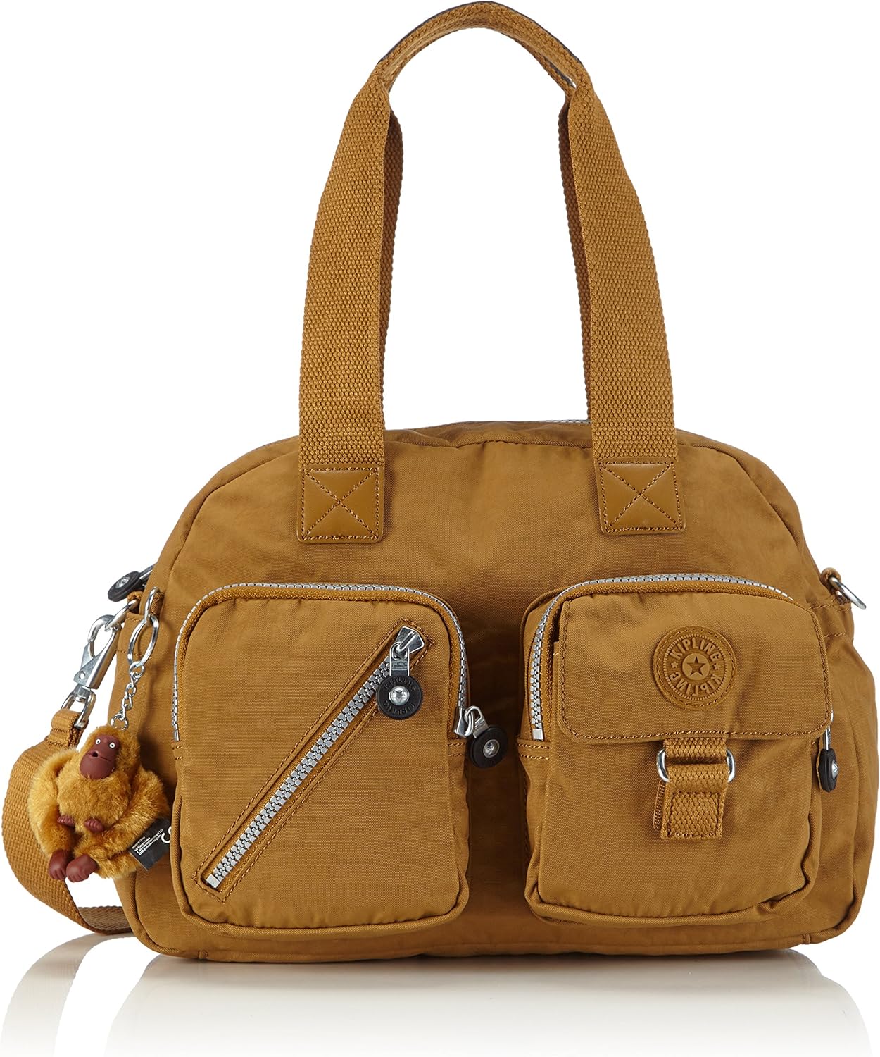 Kipling Defea K136 - Bolso con asa superior para mujer, Oro (marrón dorado), Talla unica: Amazon ...