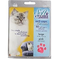 Amazon.com : Feline Soft Claws Cat Nail Caps Take-Home Kit, Large ...