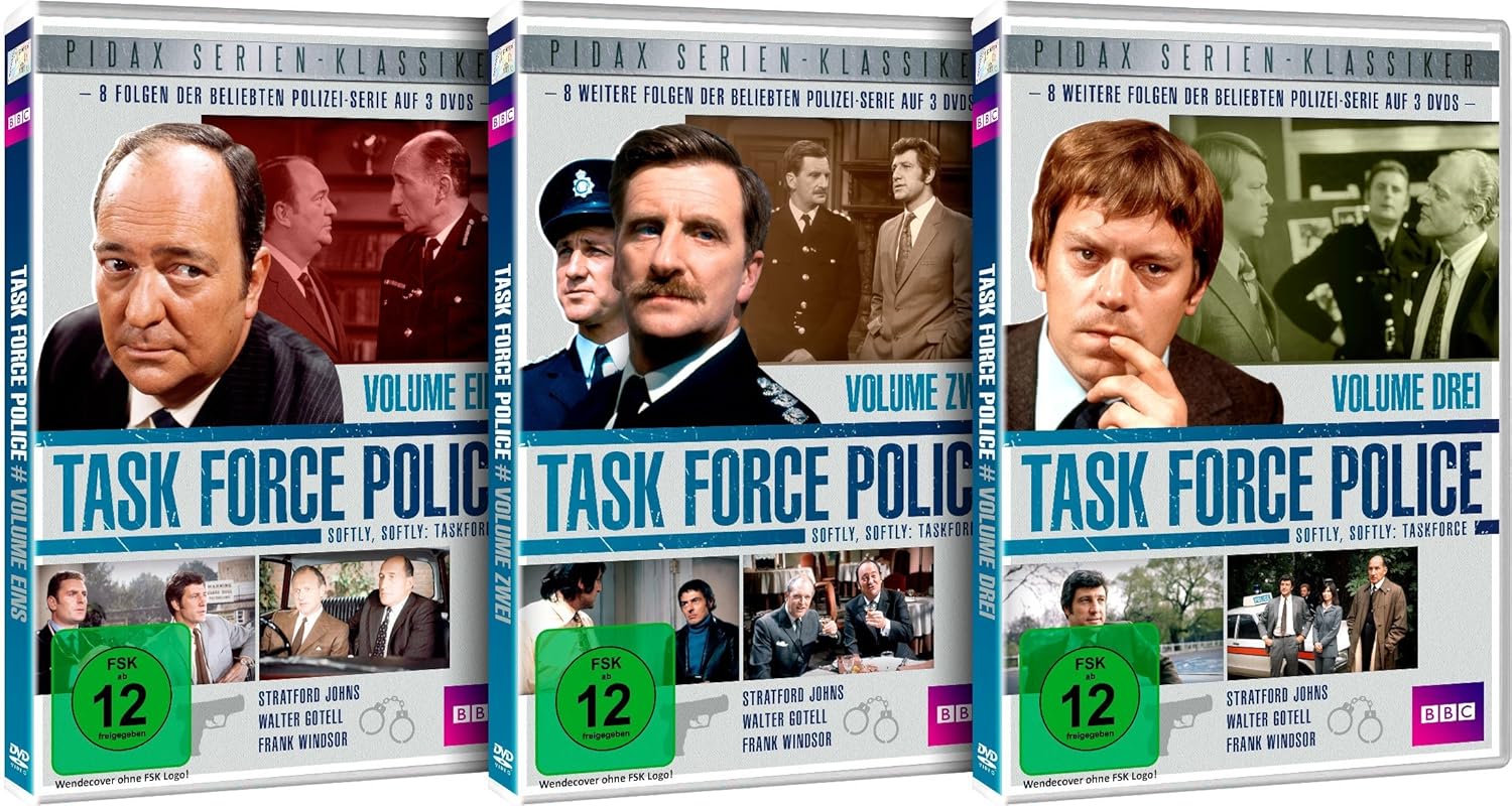 Task Force Police - Vol. 1 + 2 +3 Gesamtedition / 24 Folgen auf 9 DVDs ...