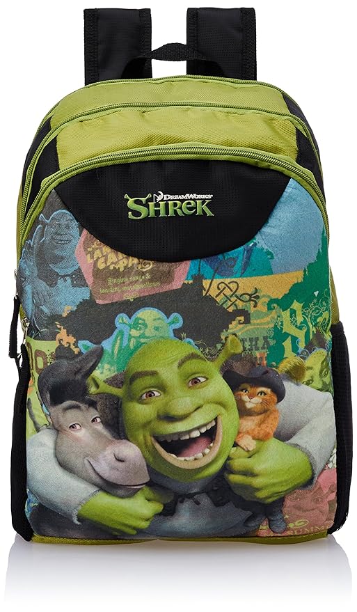 Shrek School Bag, Green/Black (Large): Amazon.in: Bags, Wallets & Luggage