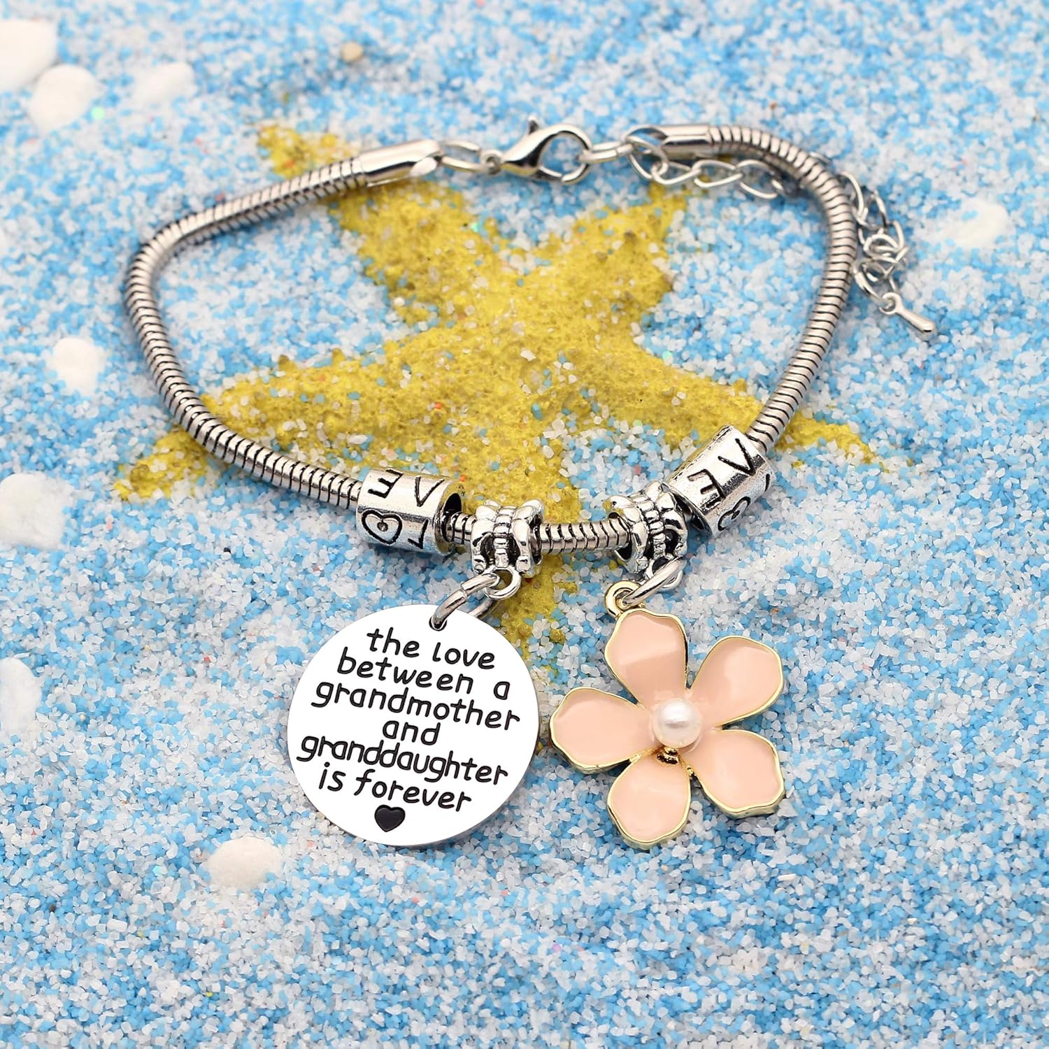 ACAROMAY Grandma Bangles Granddaughter Nana Love Wrist Bracelets ...