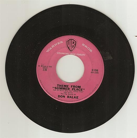 Don Ralke - Theme From "Summer P{lace" / Bourbon Street Beat, 45 RPM ...