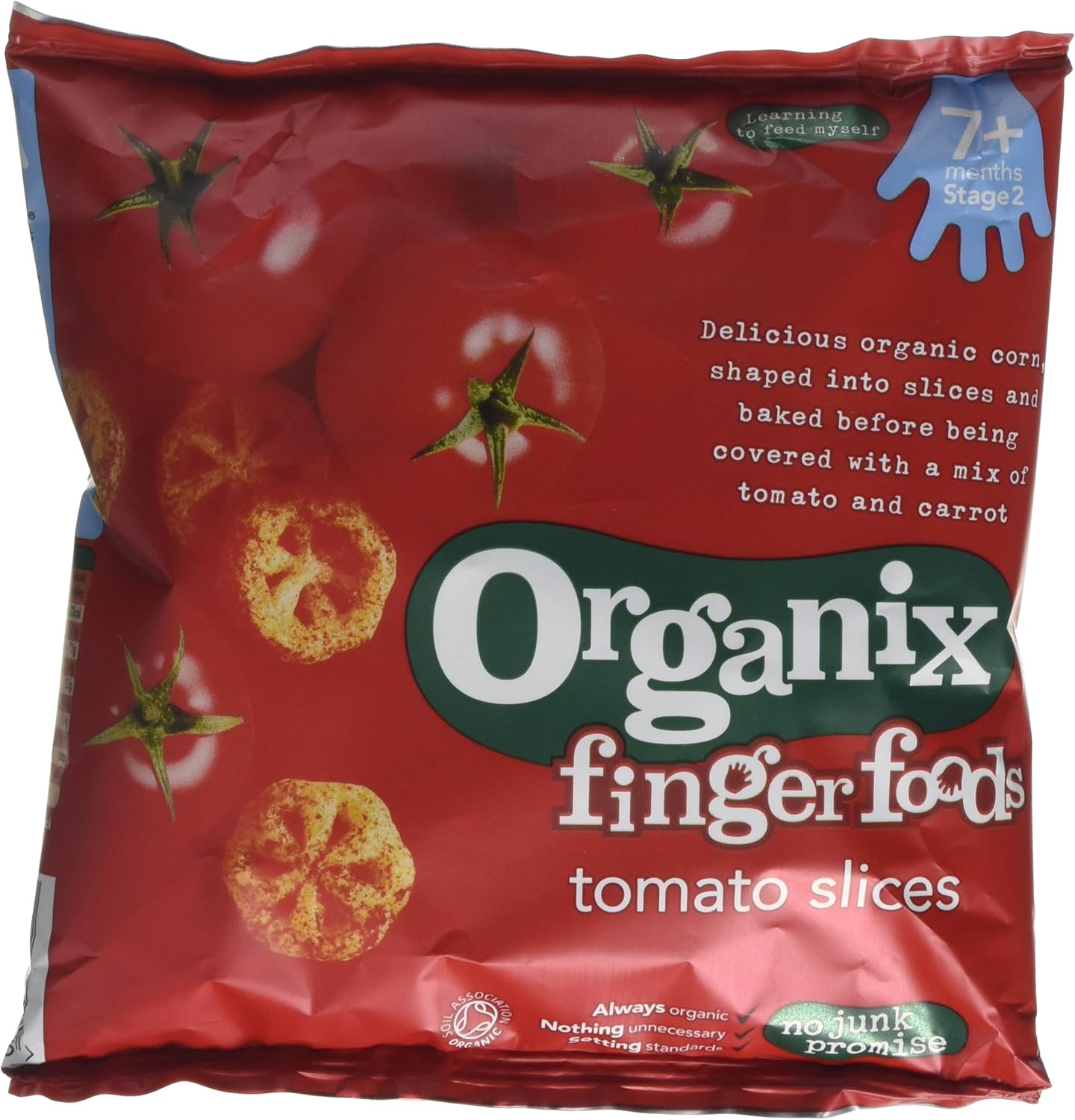 Organix Stage 2 From 7 Months Finger Foods Organic Tomato Slices 20 g ...