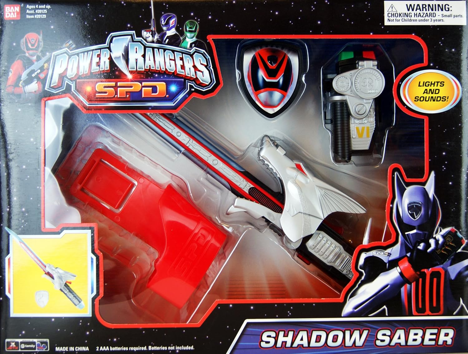 Power Rangers - S.P.D. - Shadow Saber - with Lights & Sounds! - 20129 ...