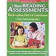 Amazon.com: 3-Minute Reading Assessments: Word Recognition, Fluency ...