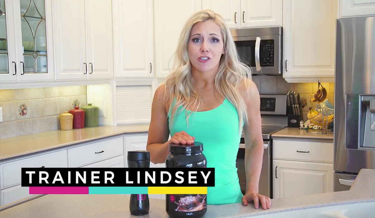 Watch Trainer Lindsey Mathews introduces IdealFit protein for women on ...