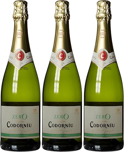 Codorniu Zero Alcohol Sparkling Wine, 75 cl (Case of 3): Amazon.co.uk ...