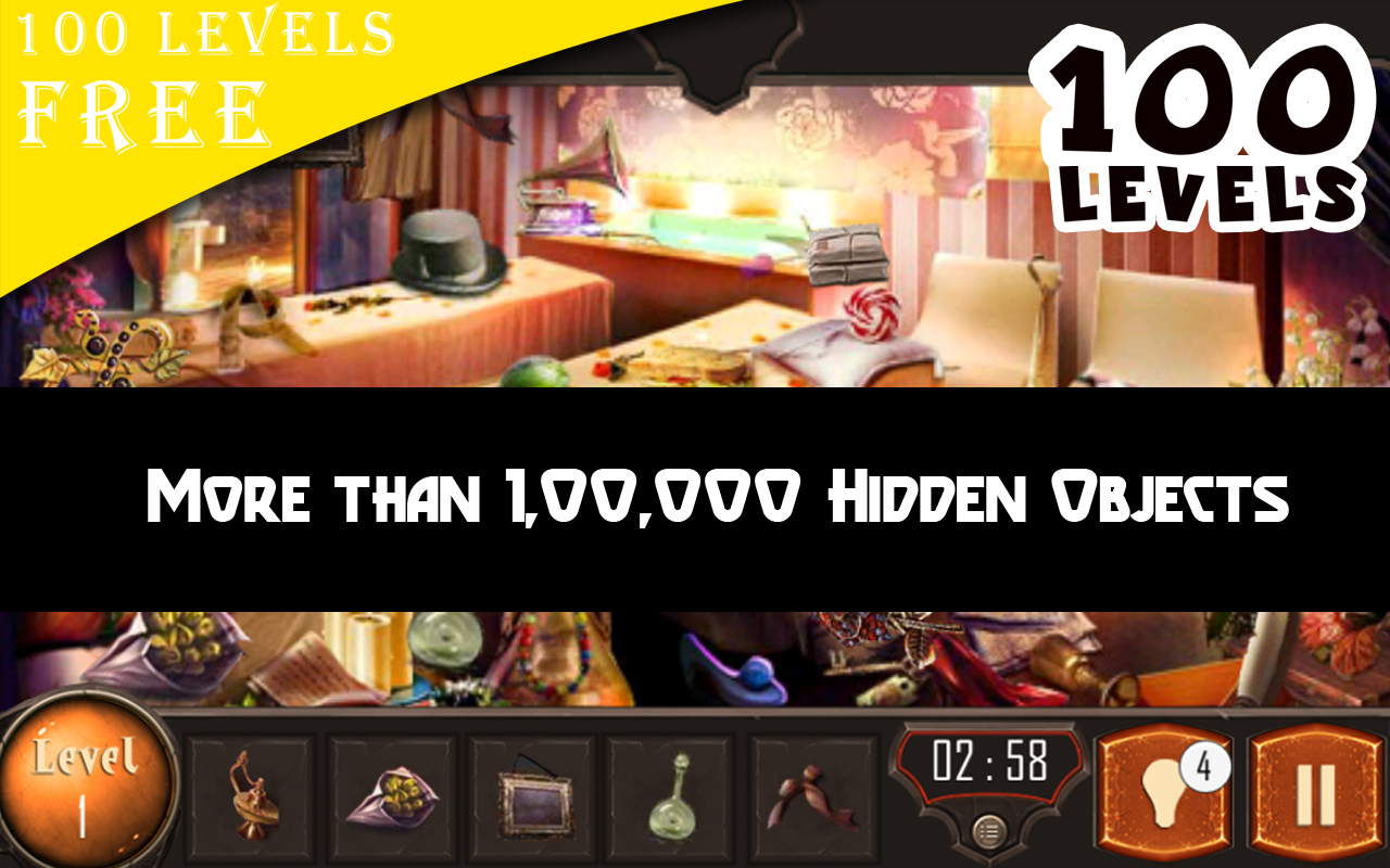 Hidden Object Game : 100 Levels of Hidden Clues:Amazon.com:Appstore for ...