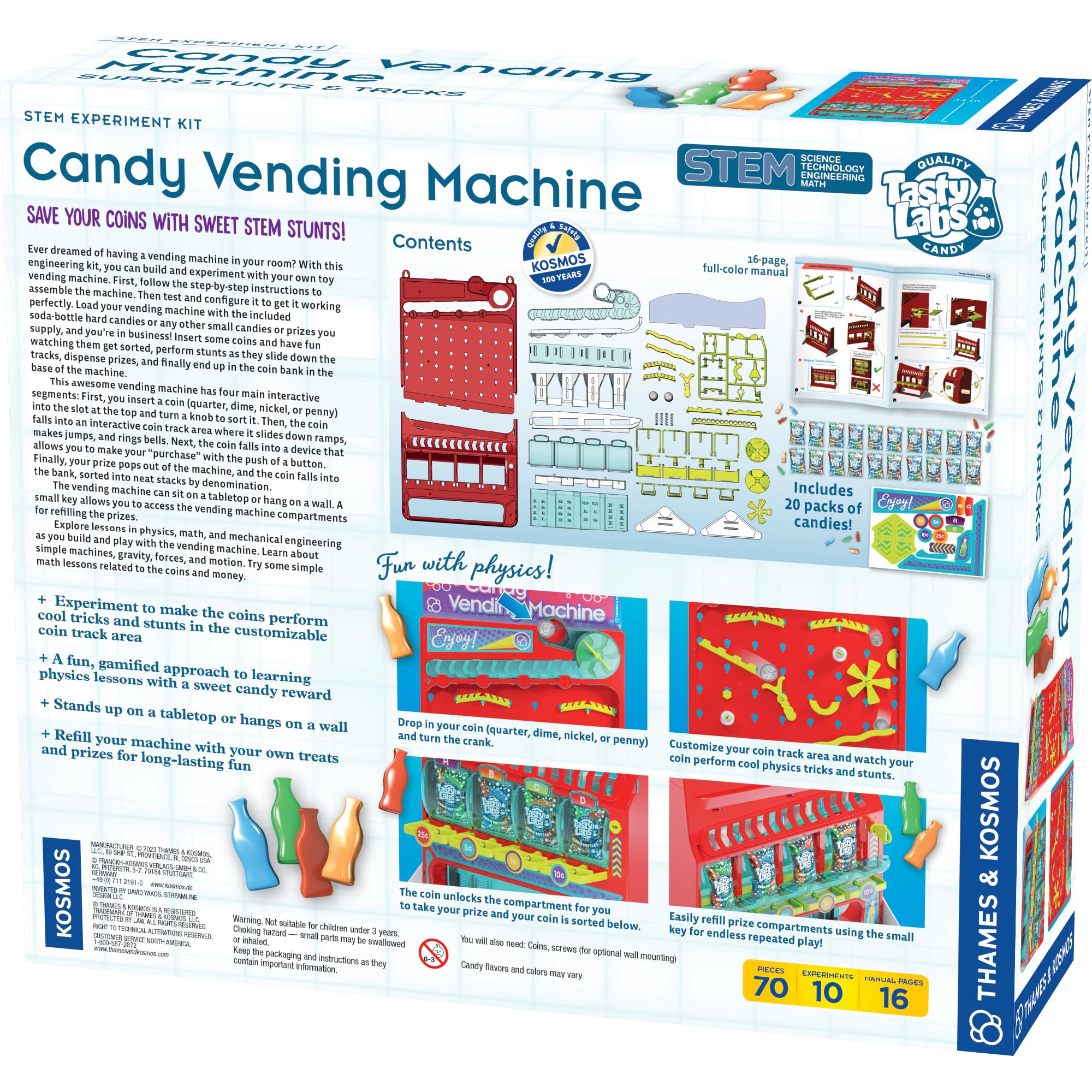 Mua Thames & Kosmos 2-ft Tall Candy Vending Machine STEM Kit | Build ...