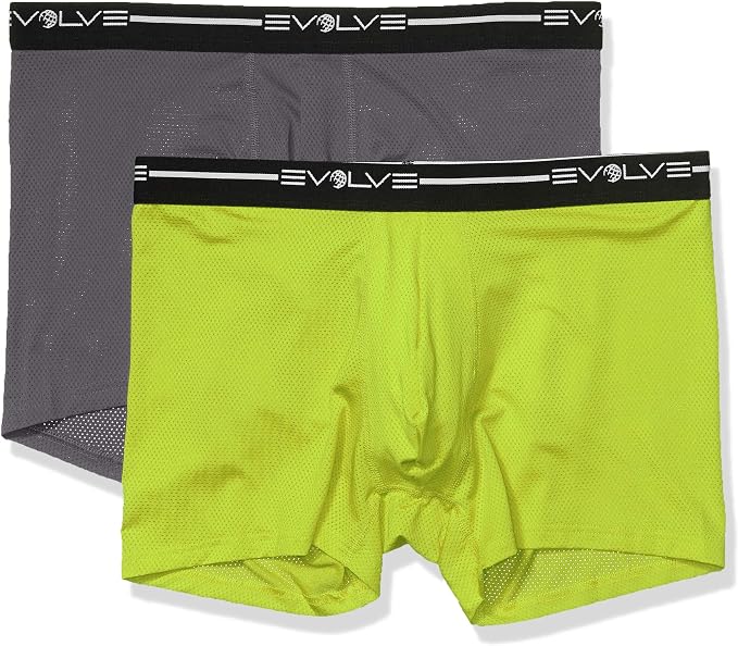 Evolve Men's Micro Mesh Stretch Boxer Briefs: Amazon.co.uk: Clothing