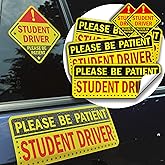 Amazon.com - Student Driver Stickers (Non-Magnet) – Reusable ...