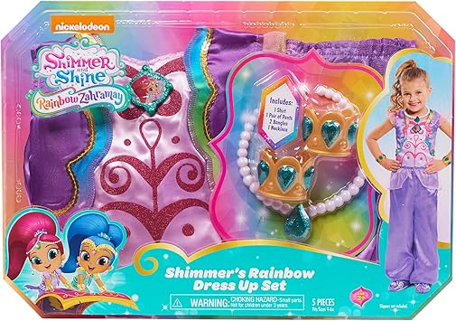 Amazon.com: Just Play Shimmer and Shine Dress Up Box Set- Shimmer: Toys ...
