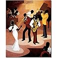 Amazon.com: African American Black Jazz Express Night Club Wall Picture ...