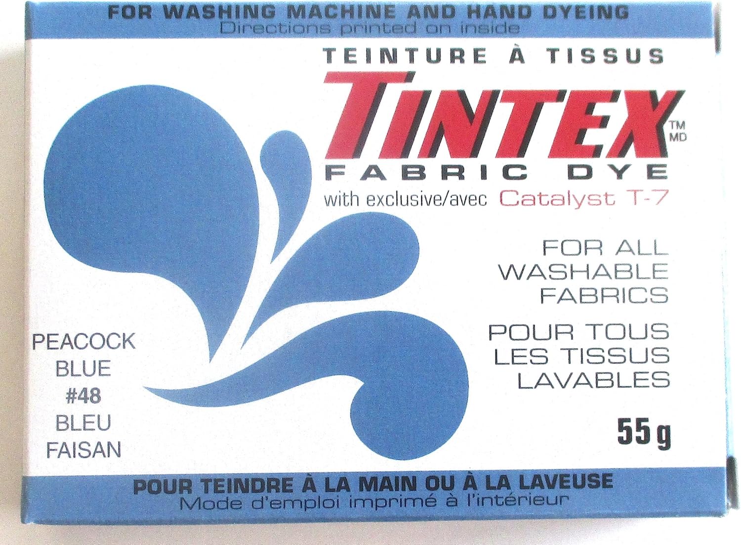 Amazon.com: TINTEX Brand Peacock Blue Fabric Dye #48