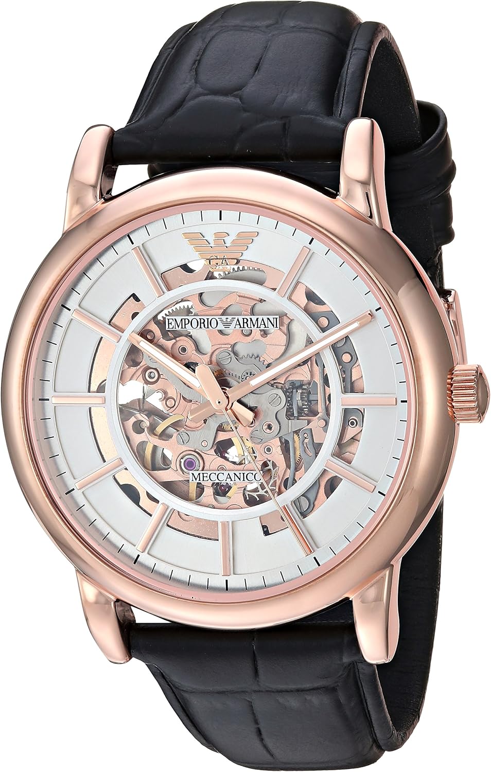 Amazon.com: Emporio Armani Men's Dress Stainless Steel Japanese ...