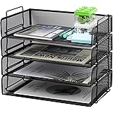 Amazon.com: Easepres 2 Tier Stackable Desktop Document Letter Tray ...