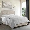 Rosevera Layla Panel Bed Frame with Adjustable Button-Tufted Headboard ...