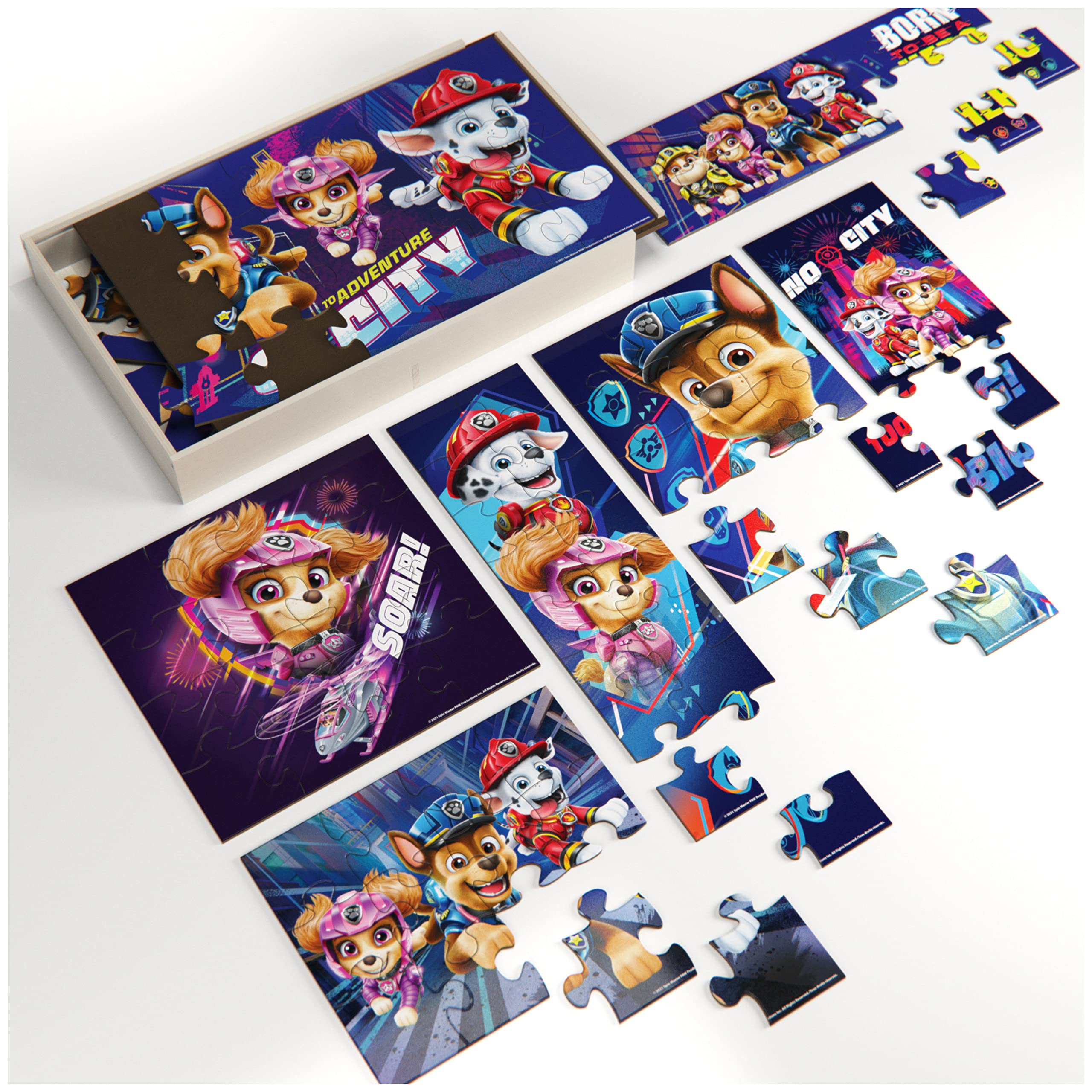 Mua PAW Patrol: The Movie, 7 Wood Puzzles Jigsaw Bundle 12pc 16pc 24pc ...
