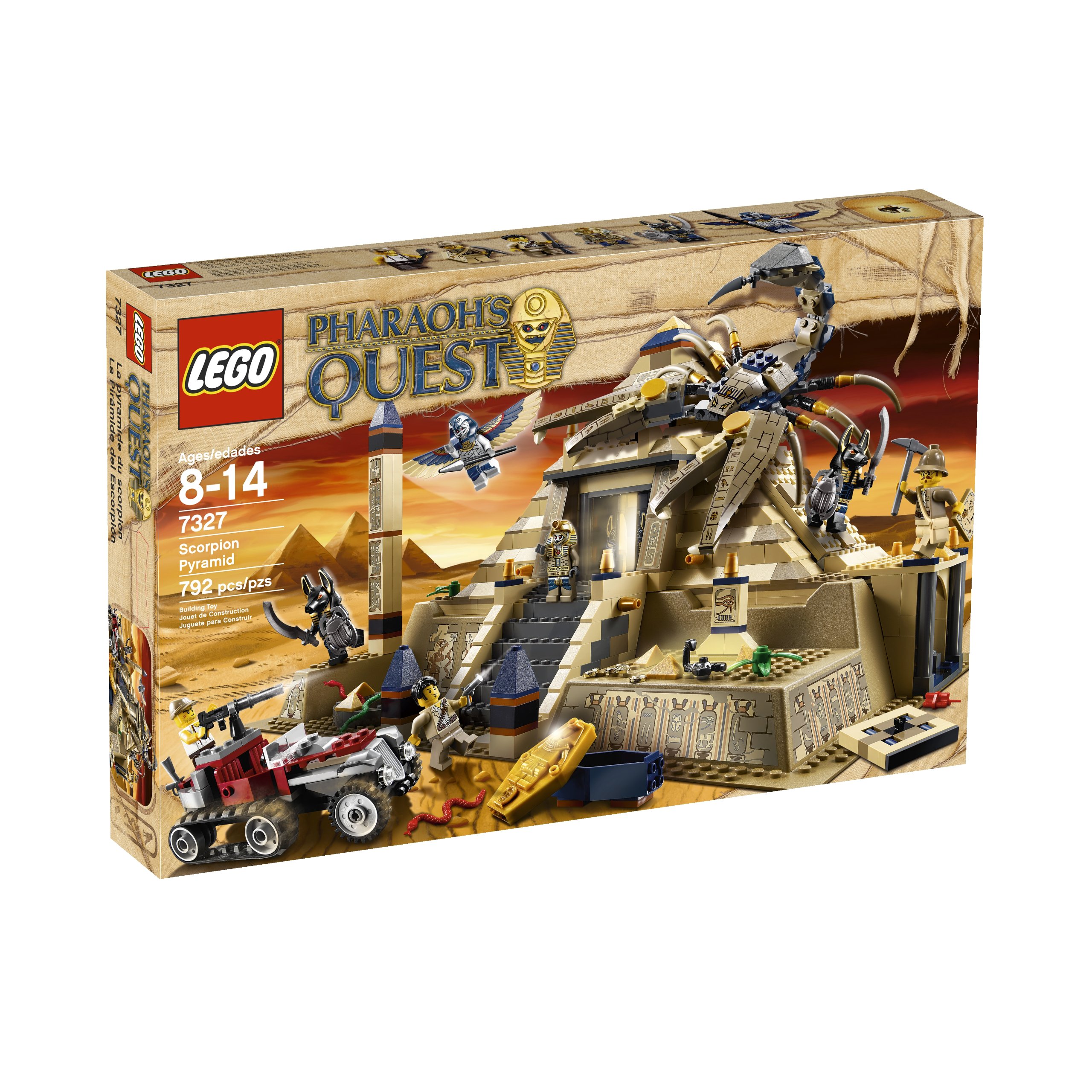 Mua LEGO Pharaoh's Quest Scorpion Pyramid 7327 trên Amazon Mỹ chính ...