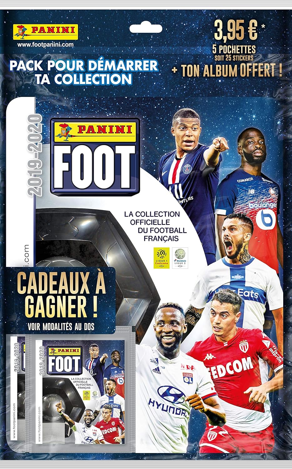 Panini France SA-STICKERS PANINI FOOT 2019-20 - Confezione da 2536-014 ...