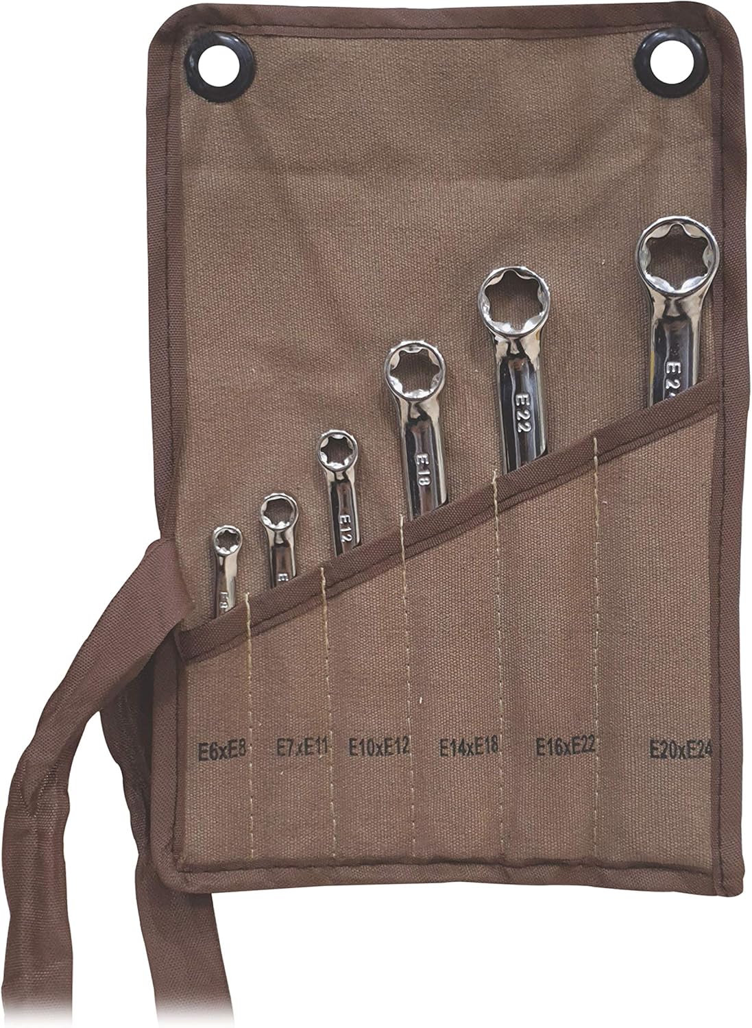 VORX SPANNERS 6 Piece TORX Star Spanner Set Double END E6 to E24 Drop ...